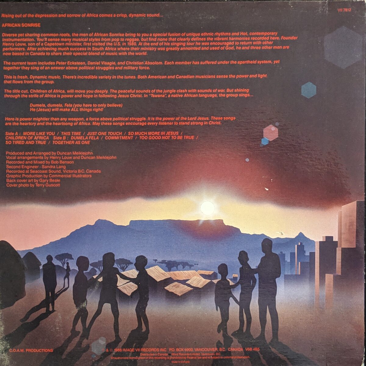 African Sonrise – Children of Africa – 1986 – Real 80s CCM