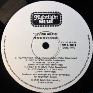 Peter Beveridge – Loving Again – 1980 – Real 80s CCM