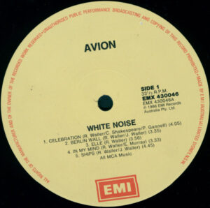 Avion – White Noise – 1986 – Real 80s CCM