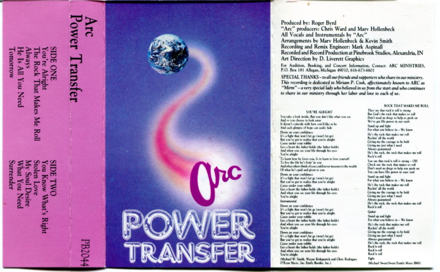 Arc – Power Transfer – 1986 – Real 80s CCM